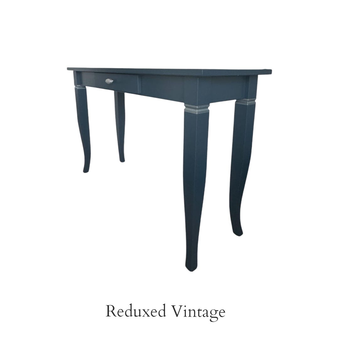 Console Table With Drawer, Large, Blue, Entry Table, Sideboard, Work ...