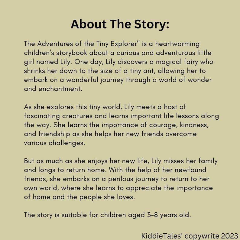 The Adventures of the Tiny Explorer - Children's Picture Story Book - Etsy
