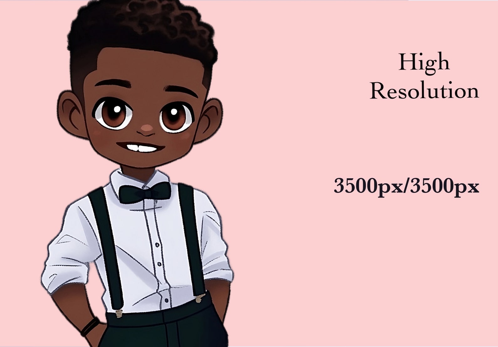 Black Boy Png, Black Boy Suit Png, Chibi Black Boy Png, Black Boy ...