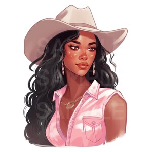 Black Woman Cowgirl Png African American Cowgirl Png Cowgirl - Etsy