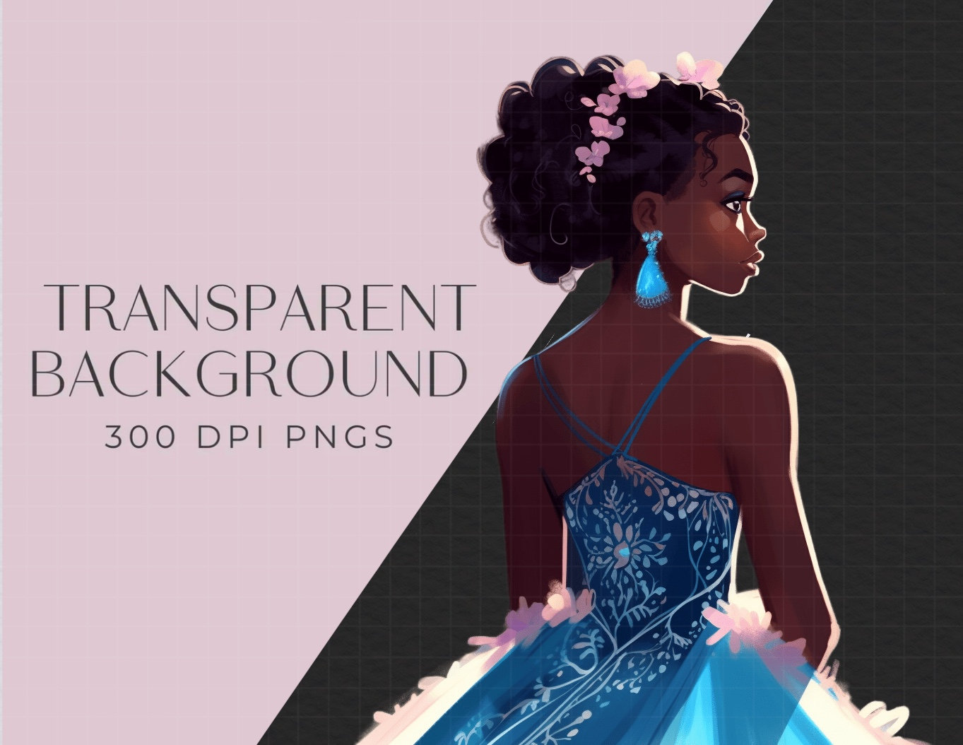 Princesa negra png, reina negra png, imágenes prediseñadas de princesa ...