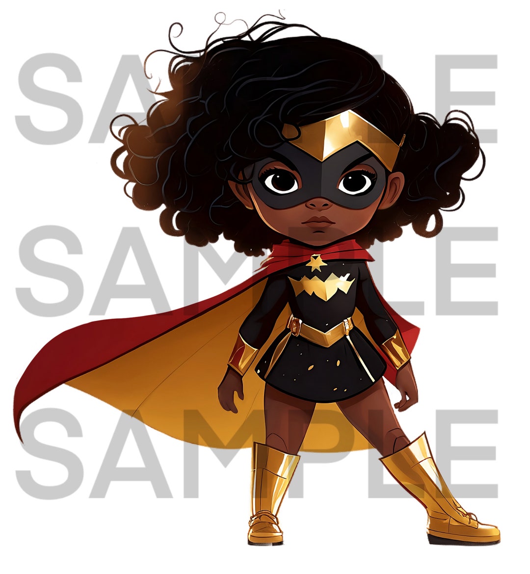 Black Girl Png, Black Superhero Sublimation Design, T-shirt Design, Mug ...