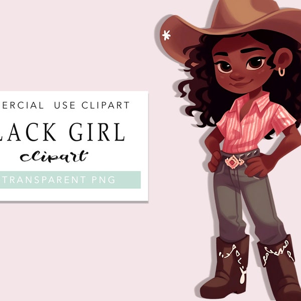 Black Girl Cowgirl Svg - Etsy