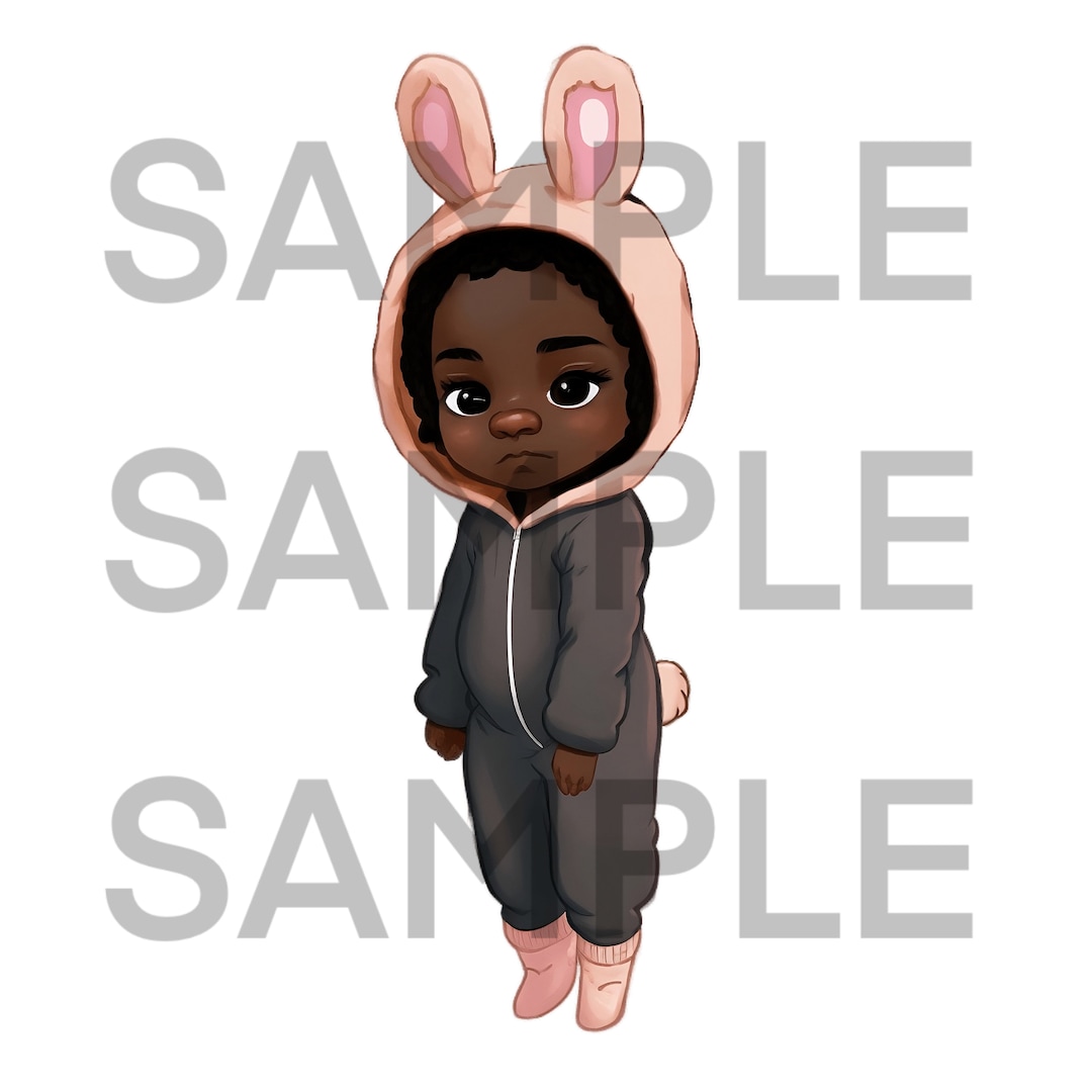 Black Woman Easter Png, African American Easter Png, Bunny Girl Png ...