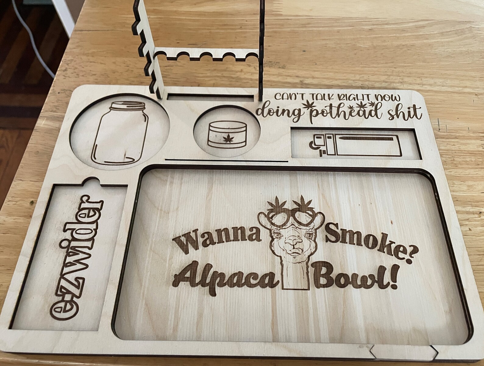 Rolling Tray 3 Layer SVG File W/ Tool Holderr - DIGITAL FILE - Etsy