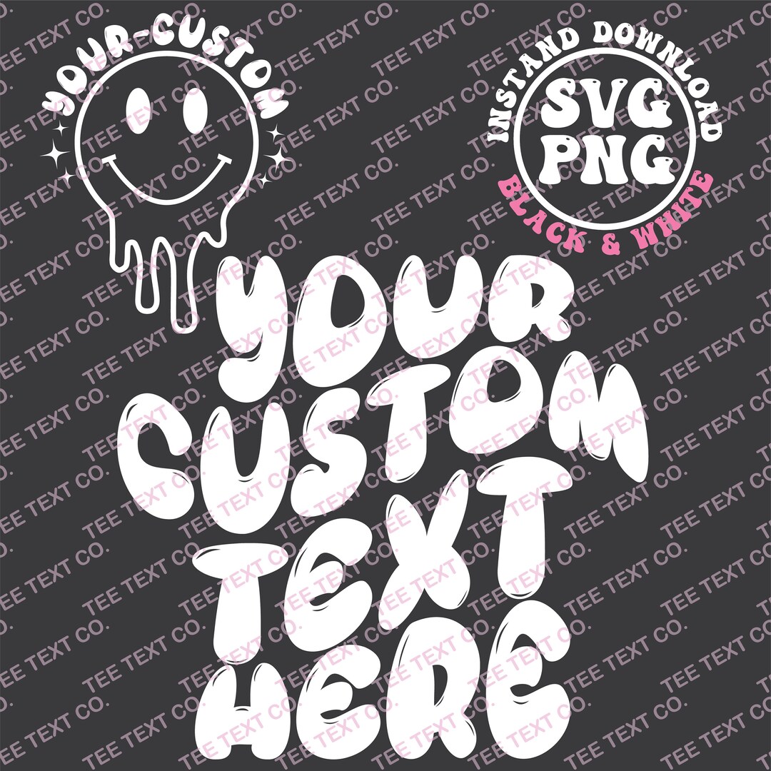 Custom Wavy Text Png Svg, Custom Wavy Font, Custom Wavy Letters Svg ...