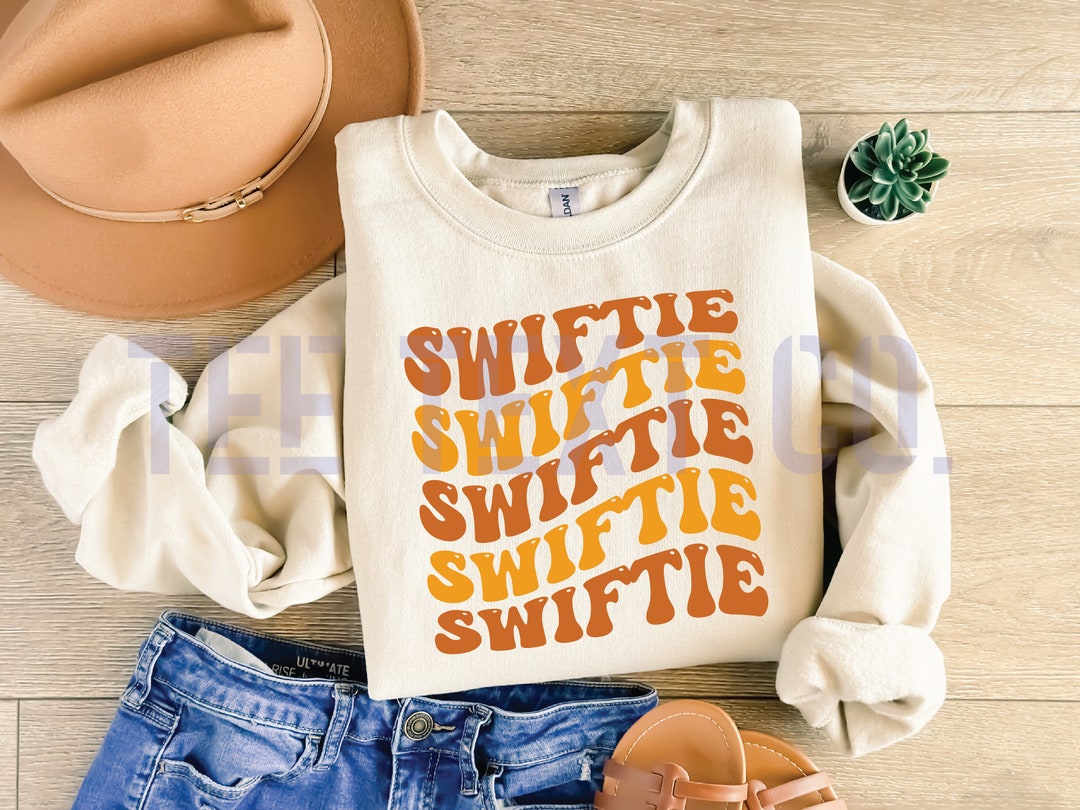Swiftie Svg, Orange Swiftie Png, Wavy Letters Retro SVG, in My Swiftie ...