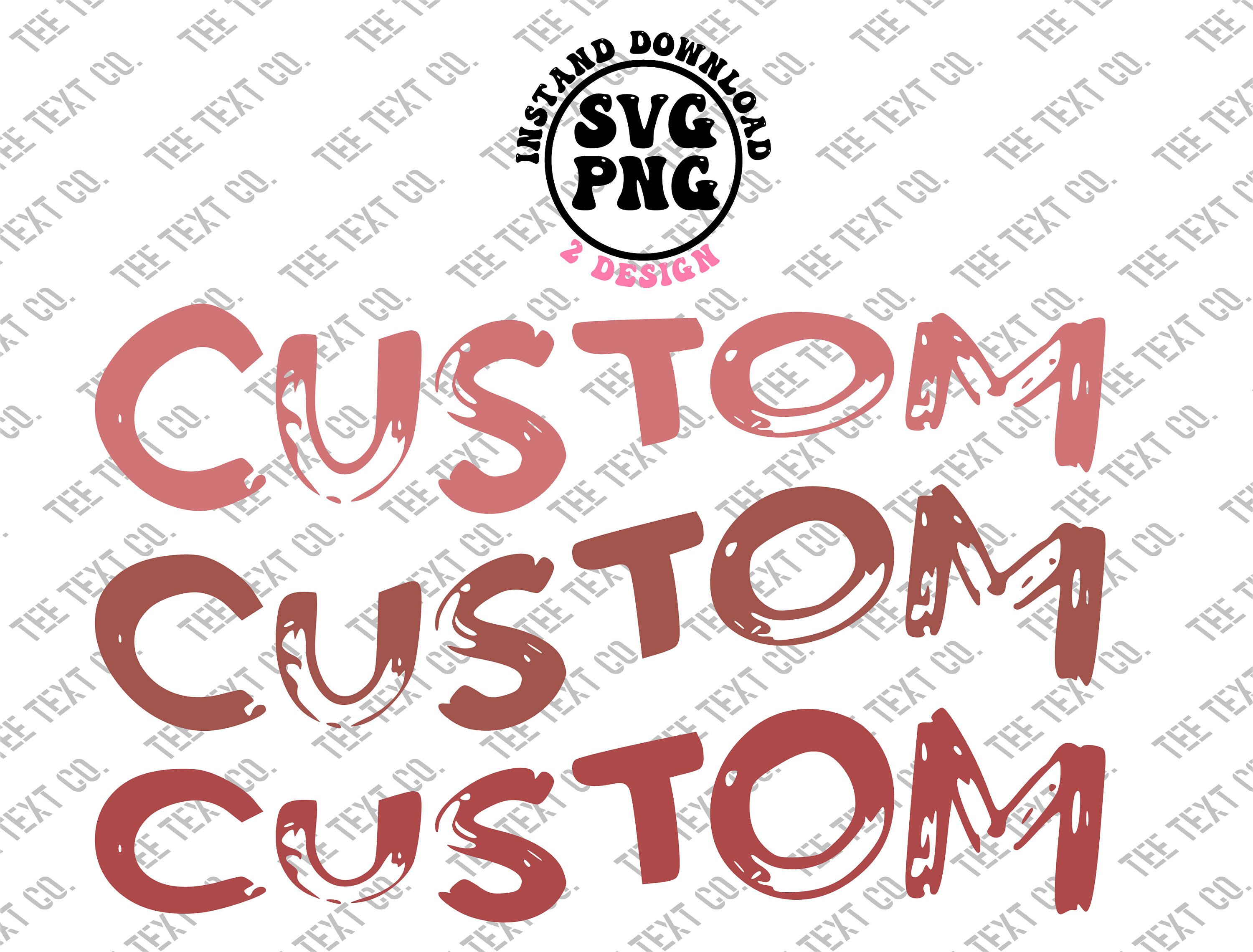 Letras onduladas personalizadas SVG PNG letras onduladas - Etsy México