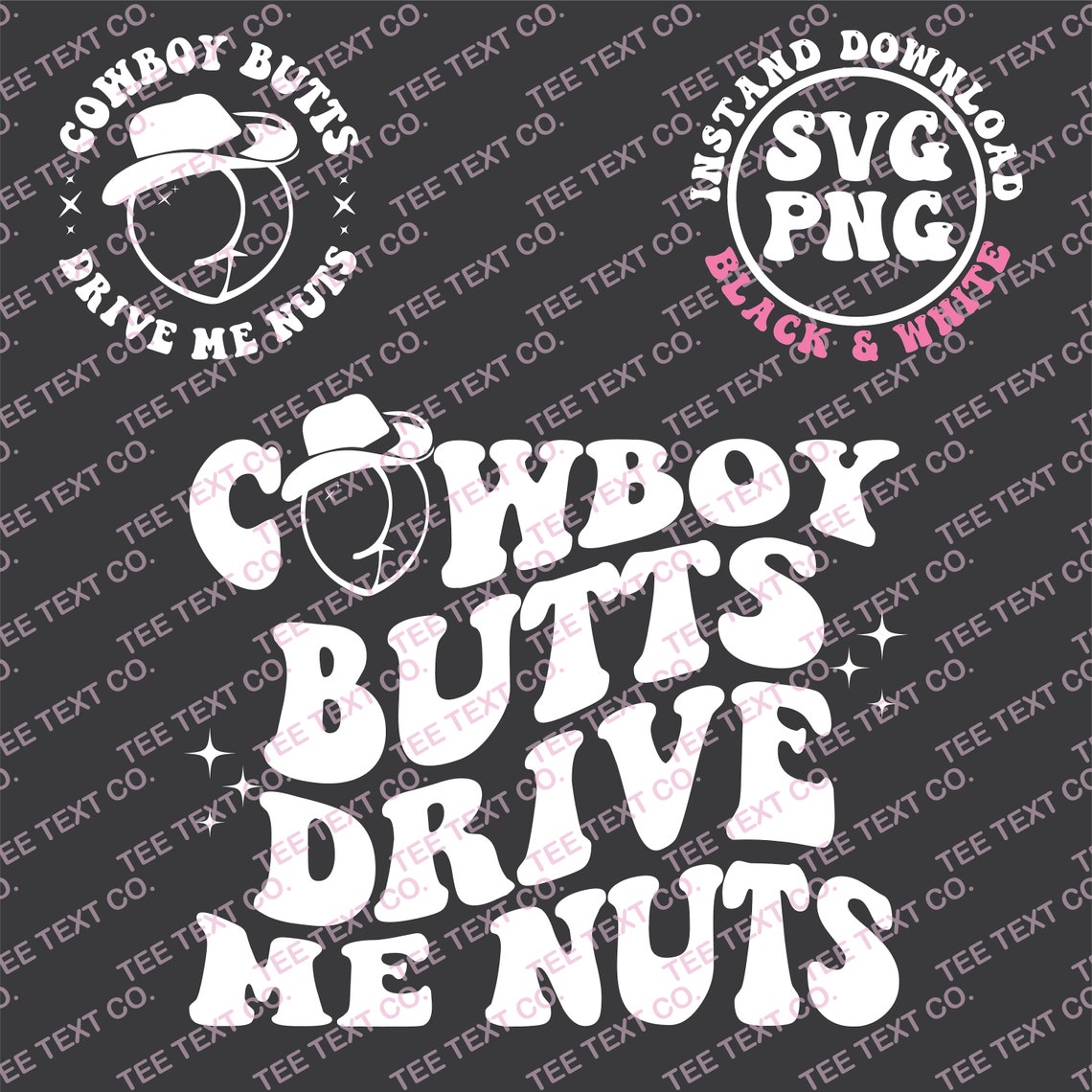 Cowboy Butts Drive Me Nuts SVG Cowboy Svg Drive Me Nuts Svg - Etsy