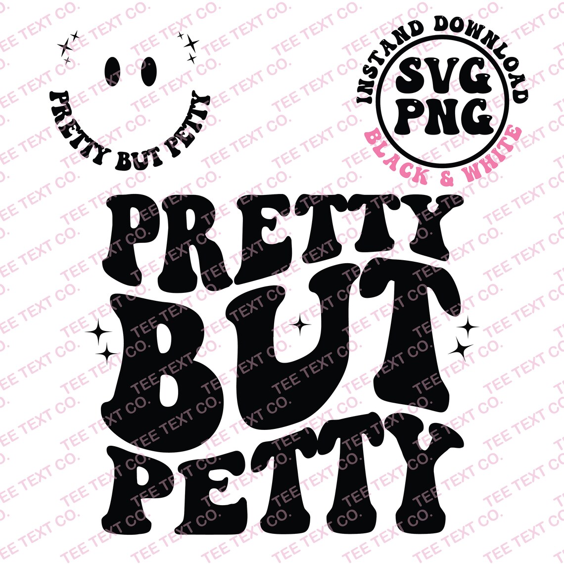 Pretty but Petty Png Svg, Petty Svg, Motivational Svg, Women Svg, Women ...
