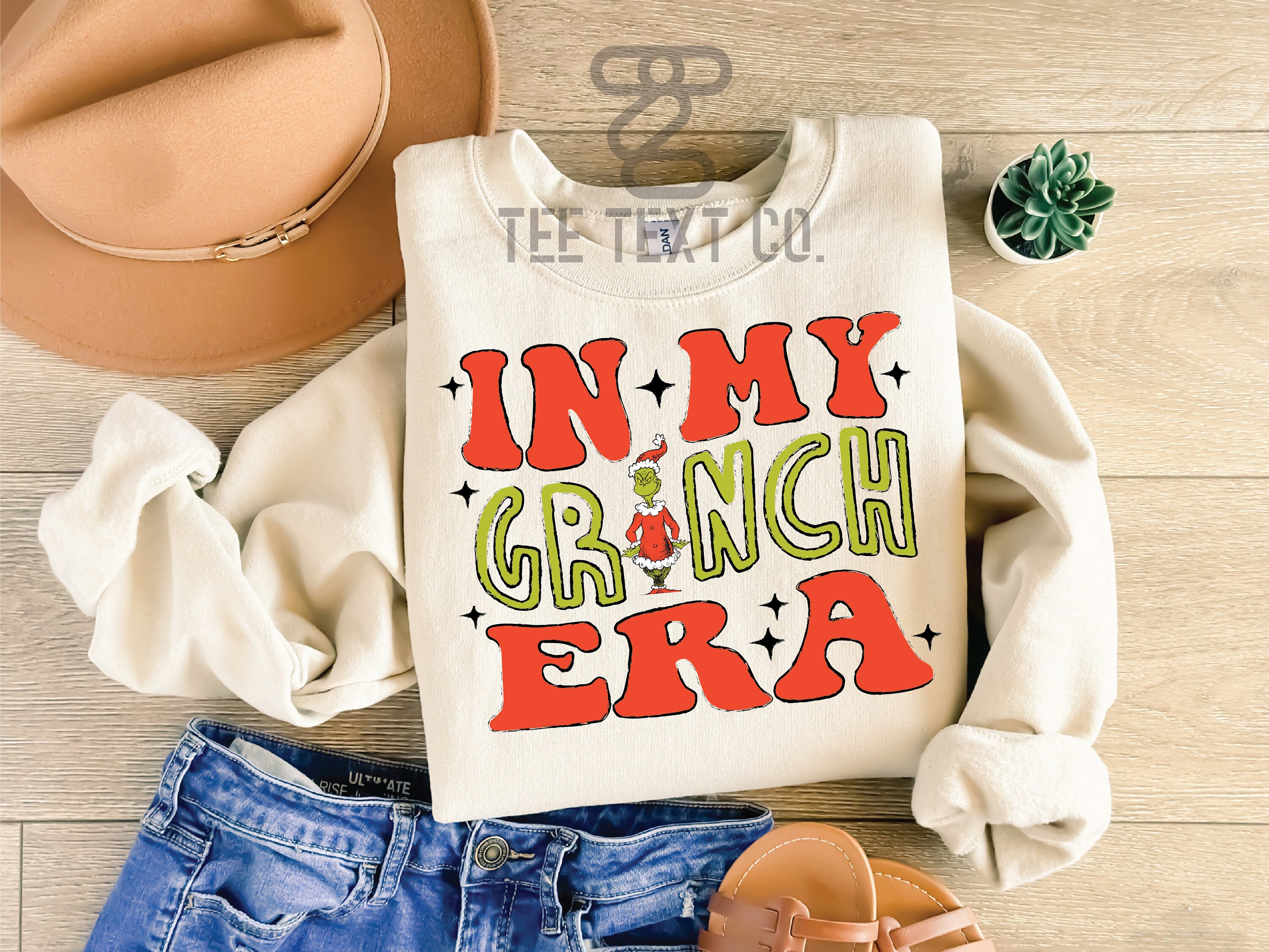 In My Grinch Era Png, Grinch Era Png, Christmas Png, Retro Christmas ...