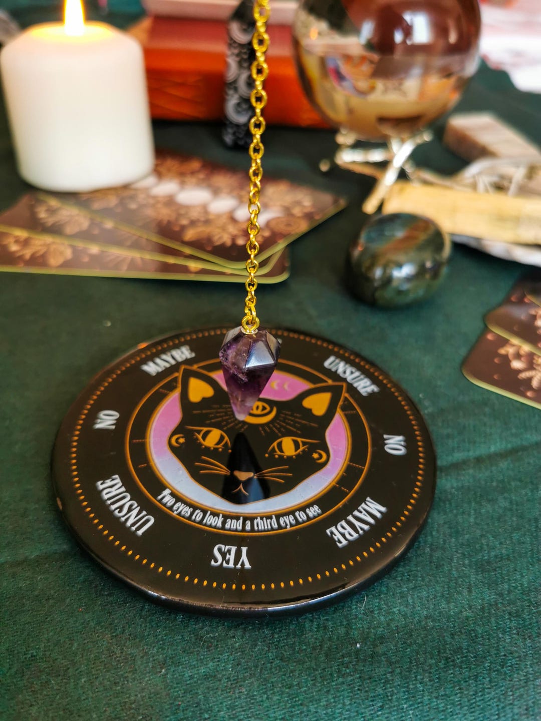 Pendulum Reading: Divination for Guidance (via Message) - Etsy
