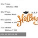 Happy Halloween Machine Embroidery Design. 4 Sizes. Halloween ...
