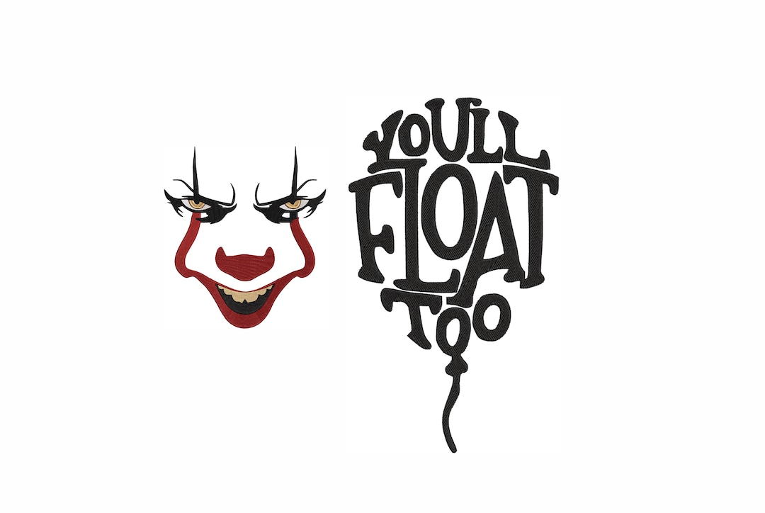 Halloween Horror Face Machine Embroidery Design 2 Design. 7 Sizes ...