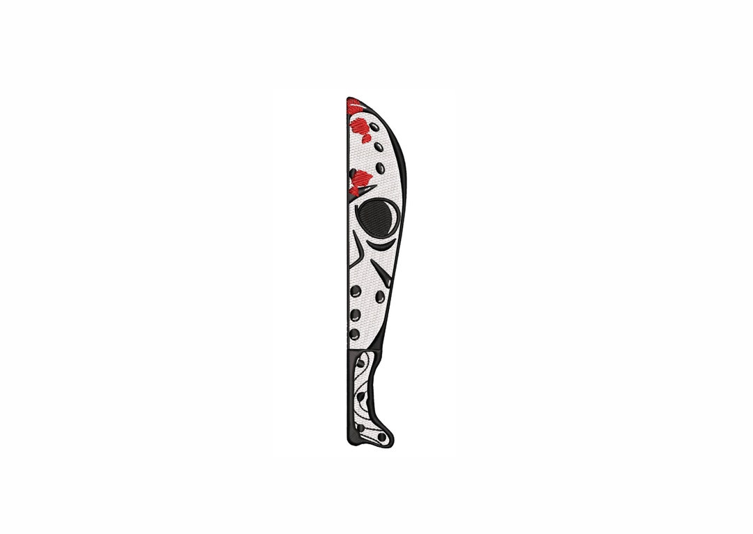 Horror Movie Character in Knife 2 Machine Embroidery Design. 4 Sizes ...