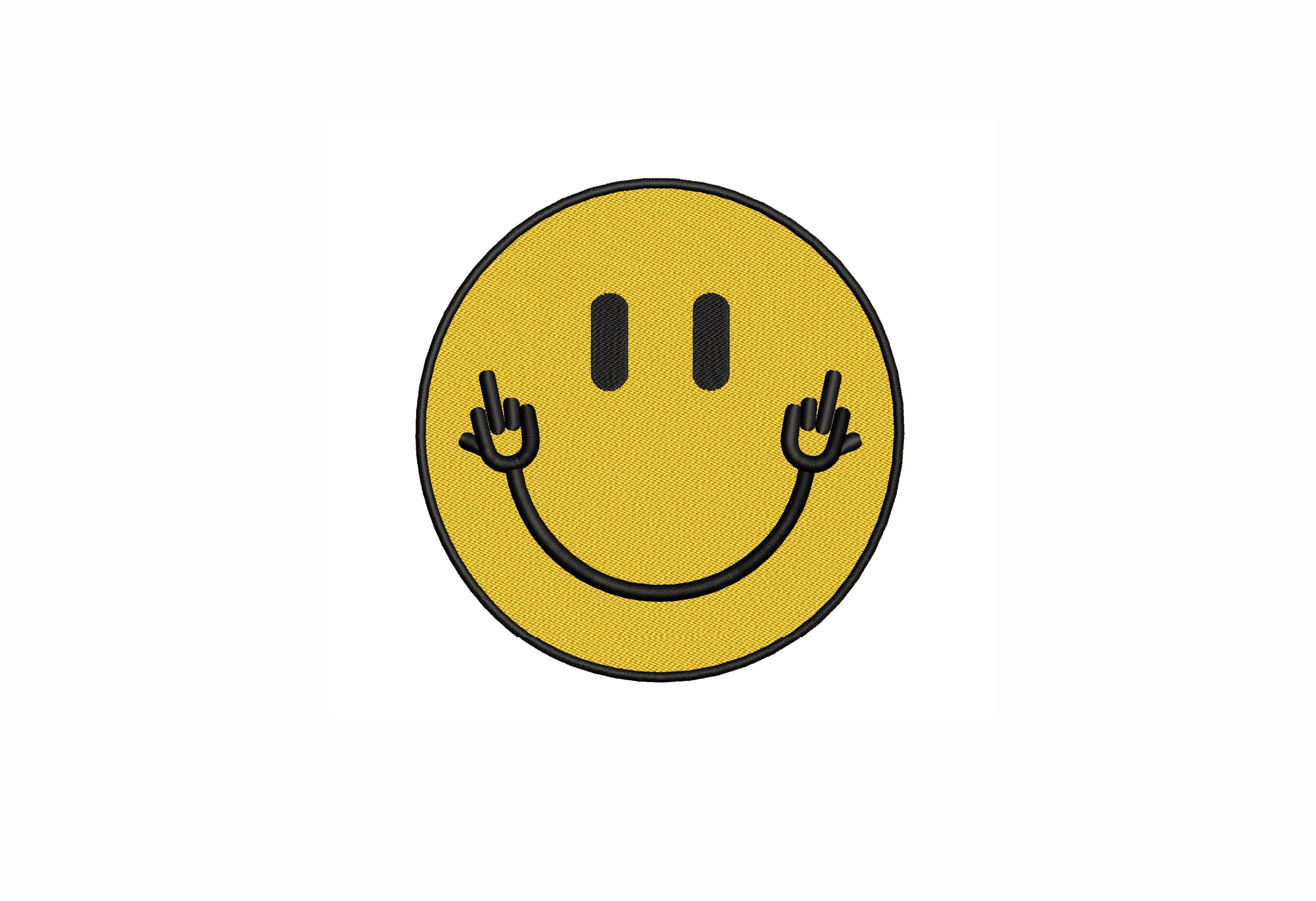 Smile Machine Embroidery Design. 4 Sizes. Digital Download. - Etsy