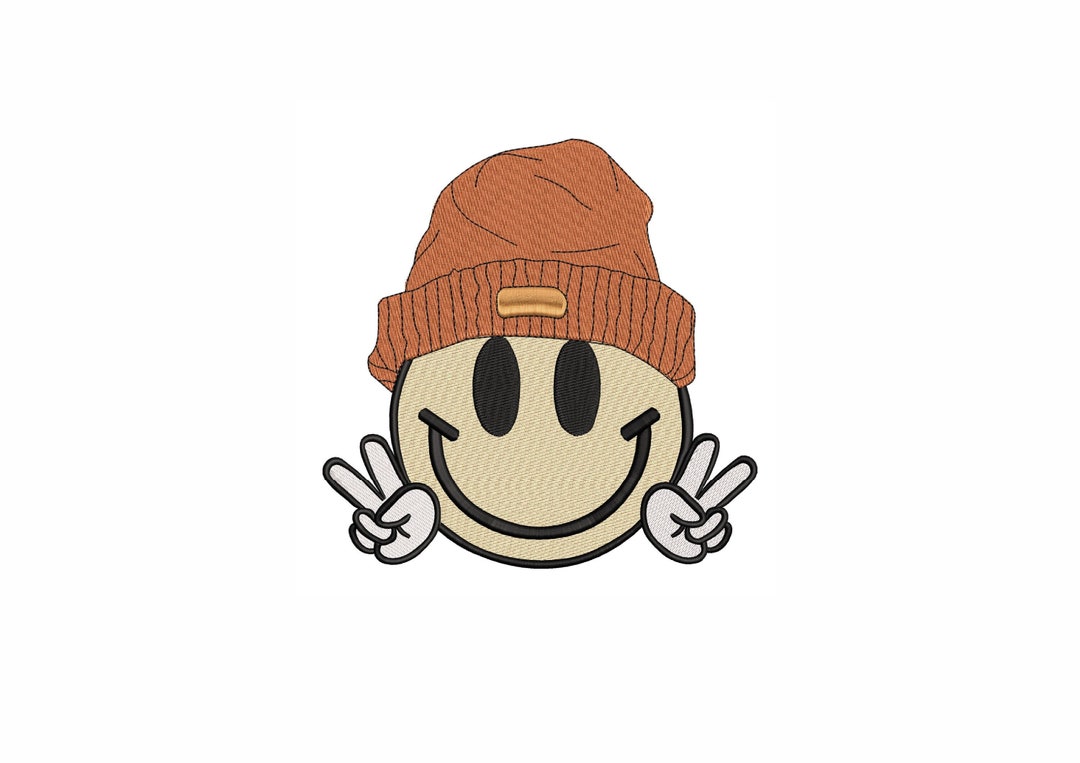 Fall Smile Machine Embroidery Design. 3 Sizes. Fall Embroidery Design ...