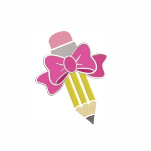 Pencil Machine Embroidery Design. 3 Sizes. Embroidery for Kids. Back to ...