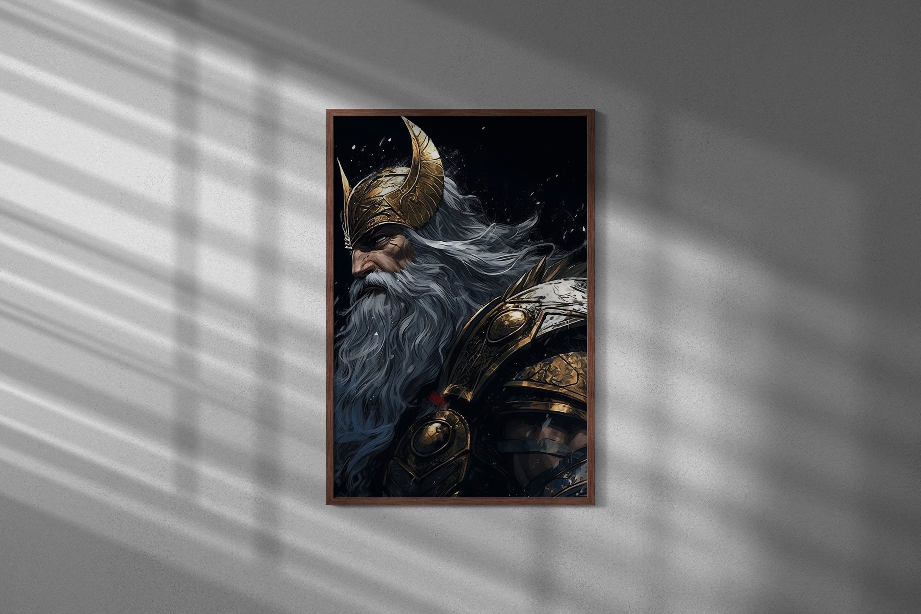 Odin/odin Print/odin Portrait/odin Wall Art/odin Poster - Etsy