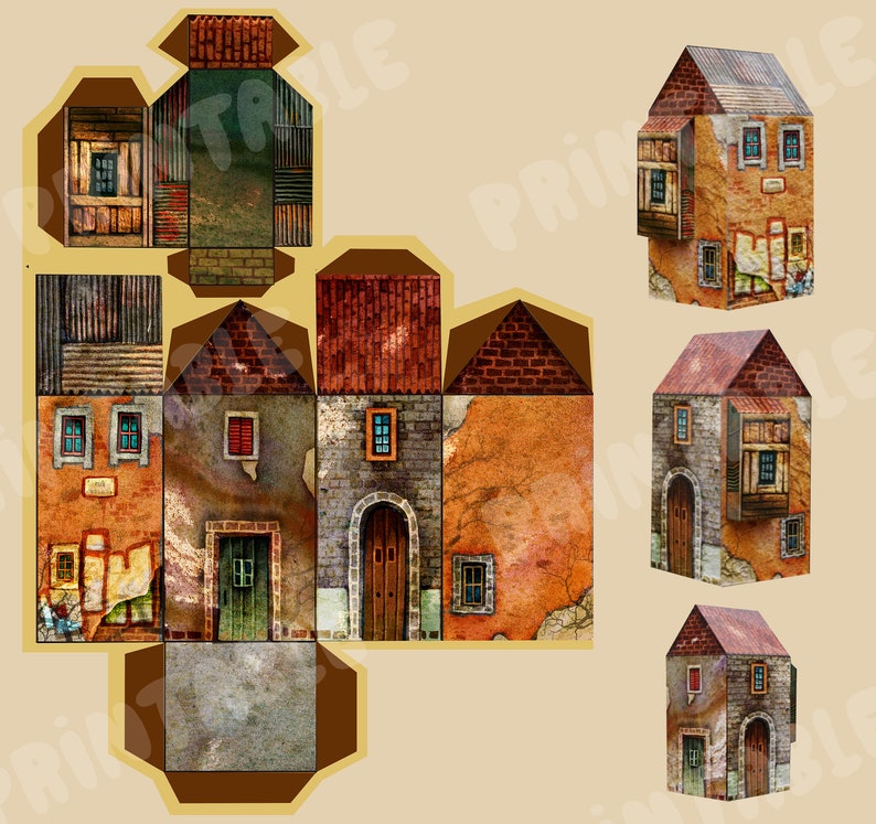 Simple 3D House - Etsy