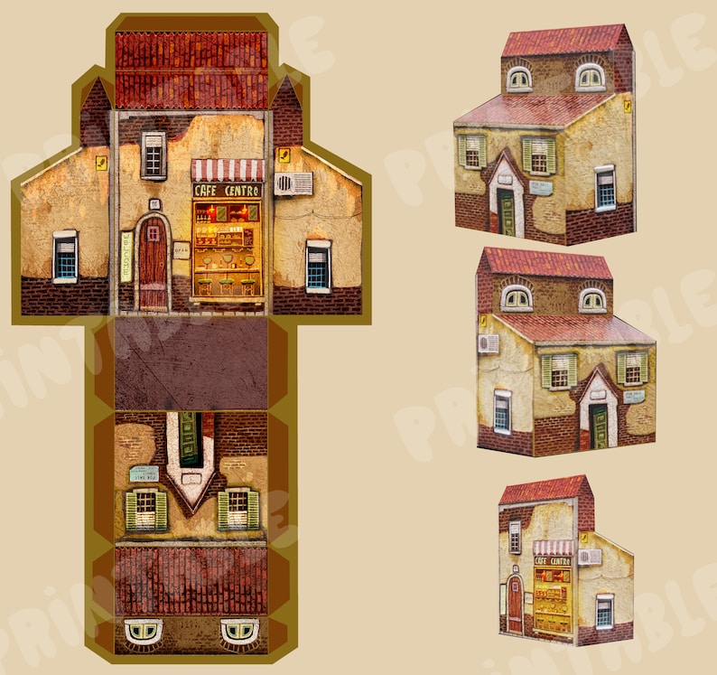 Cafe 3D House - Etsy