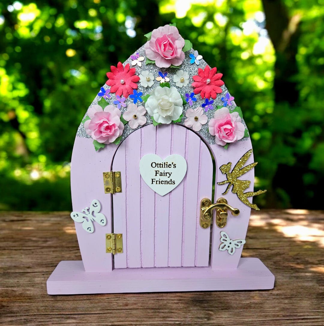 Personalised Fairy Door, Fairies Door, Wooden Fairy Door, Fairy Decor ...