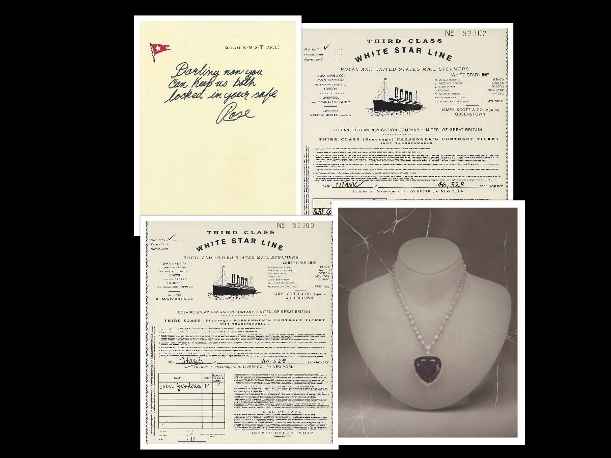 Titanic Movie Prop Replica Print Set - Etsy UK