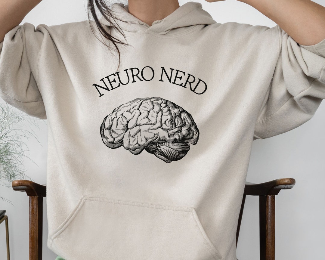 Brain Hoodie, Neuro Nerd, Neuro Nurse Sweatshirt, Icu Nurse Brain ...