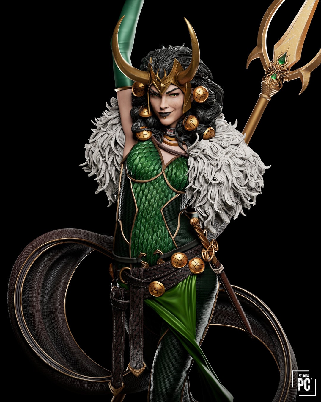 Lady Loki 3D Printer STL Files High Quality - Etsy