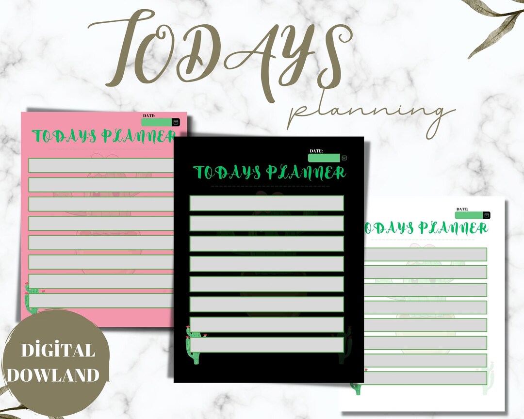 Kids Daily Planner Printable Kids Daily Schedule Daily Planner Digital ...