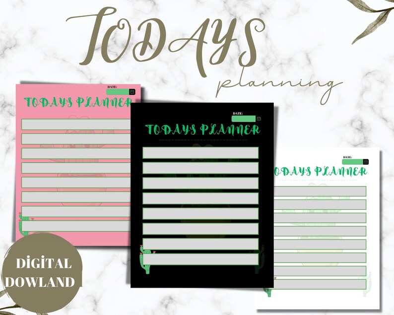 Kids Daily Planner Printable Kids Daily Schedule Daily Planner Digital ...