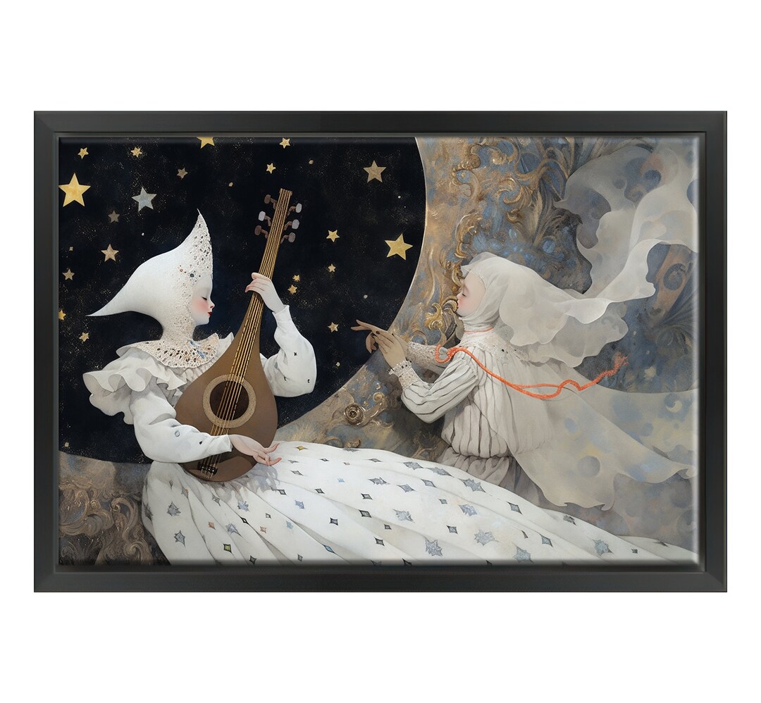 Fairy Figures | Children's Room | Wall Decor | Fairy Art | Canvas Print ...