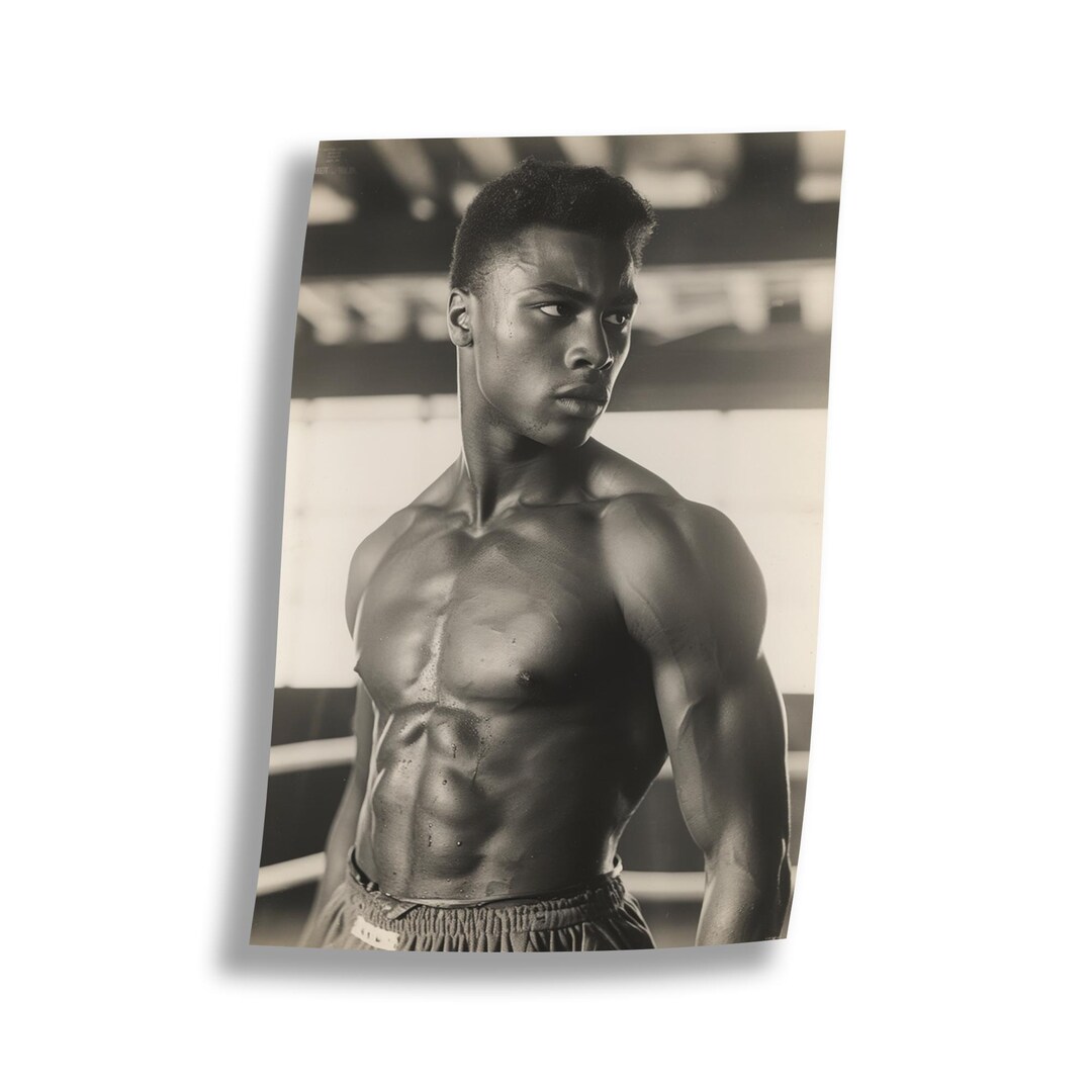 Timeless Athlete, Strength, Sports Hero, Portrait, Wall Decor, Athletic ...