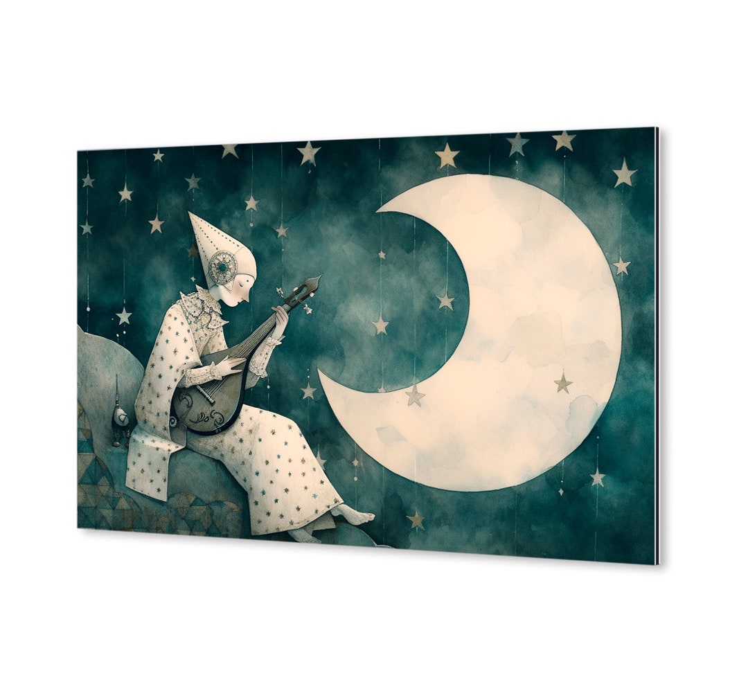 Dreamy Character, Starry Night, Artistic Expression, Pierrot, Stars ...