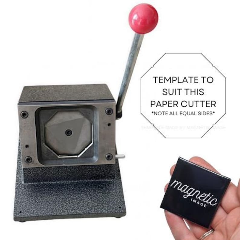 2x2" Magnet Template for 4x6" Photo Paper - Canva Template - Etsy