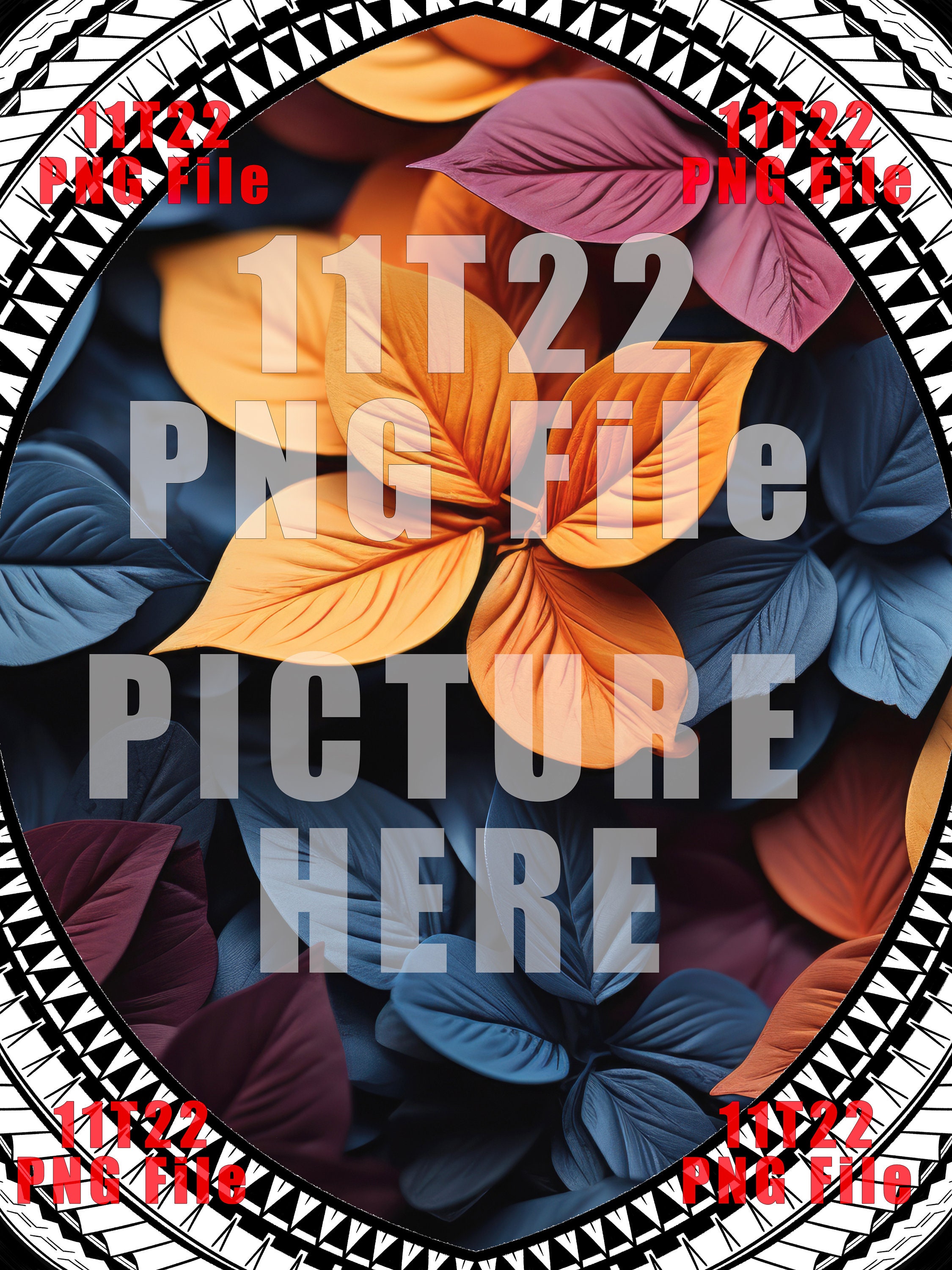 Samoan Tribal Frame - Border - Etsy