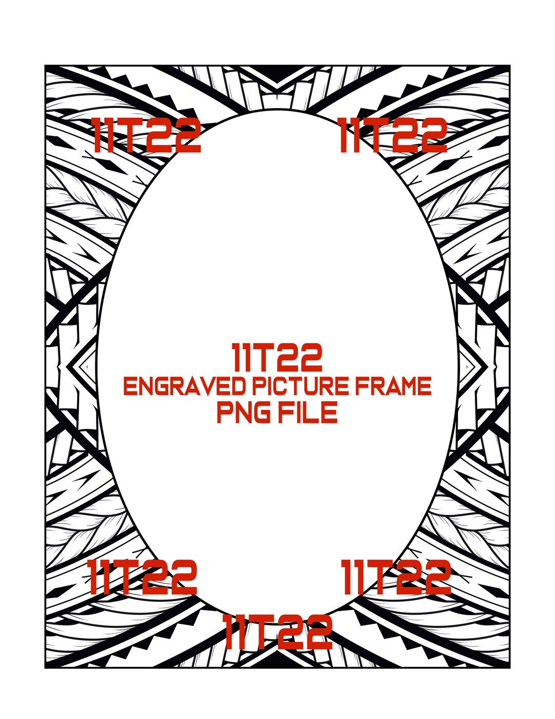 Poly Tribal Frame - Etsy