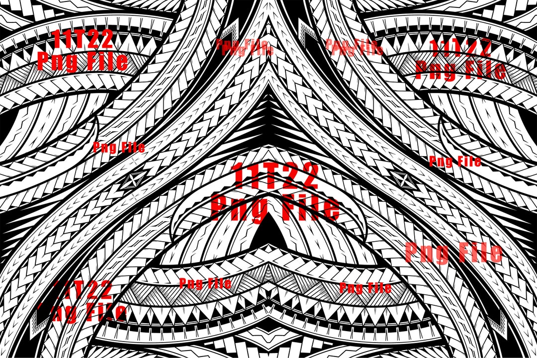 Polynesian Tribal Design - Etsy