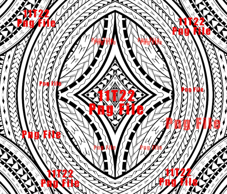 Samoan Tribal Design - Etsy