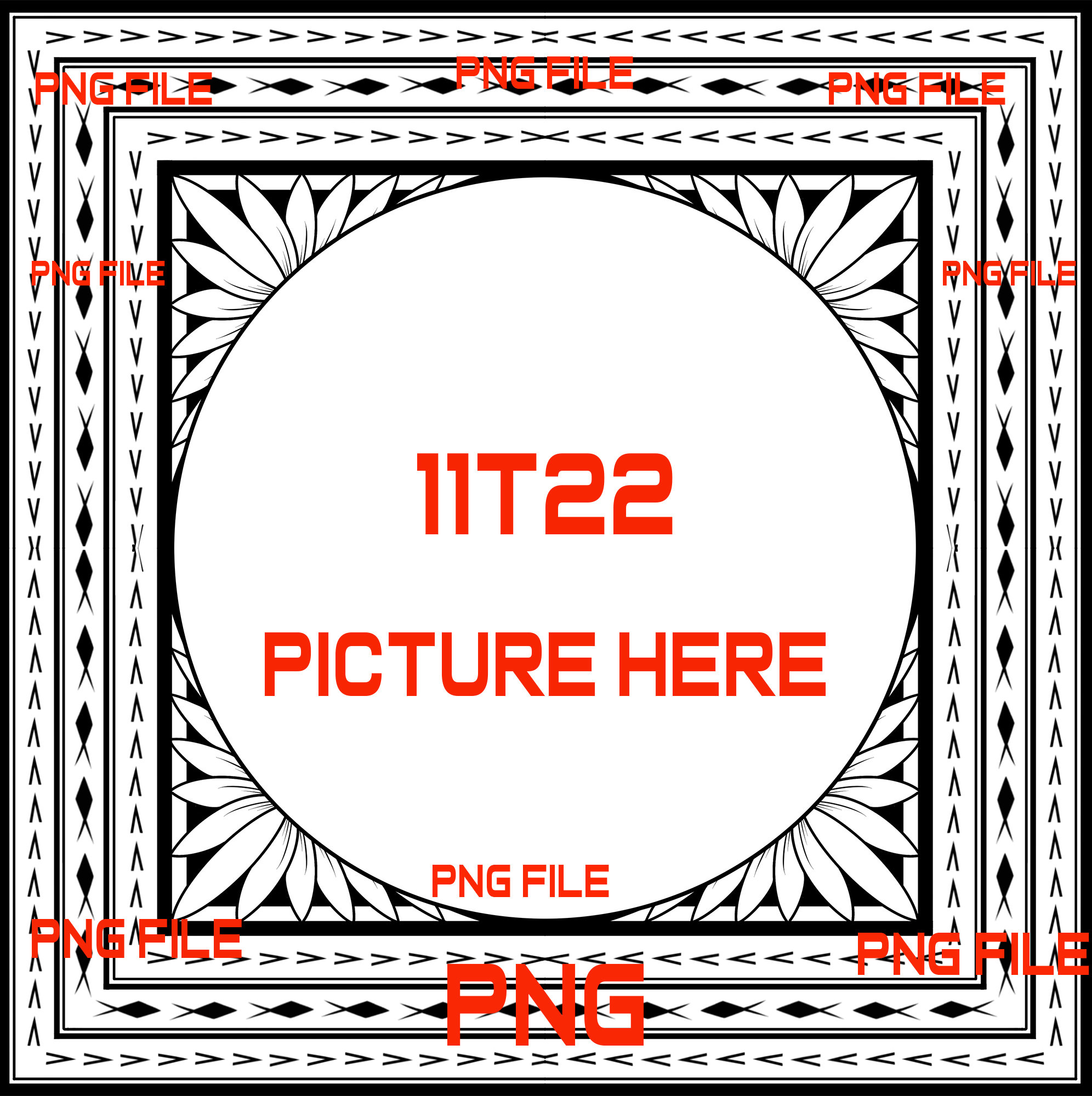 Samoan Tribal Frame - Etsy