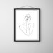 Minimalist Woman Line Art Prints, Modern Female Body Set (digital ...