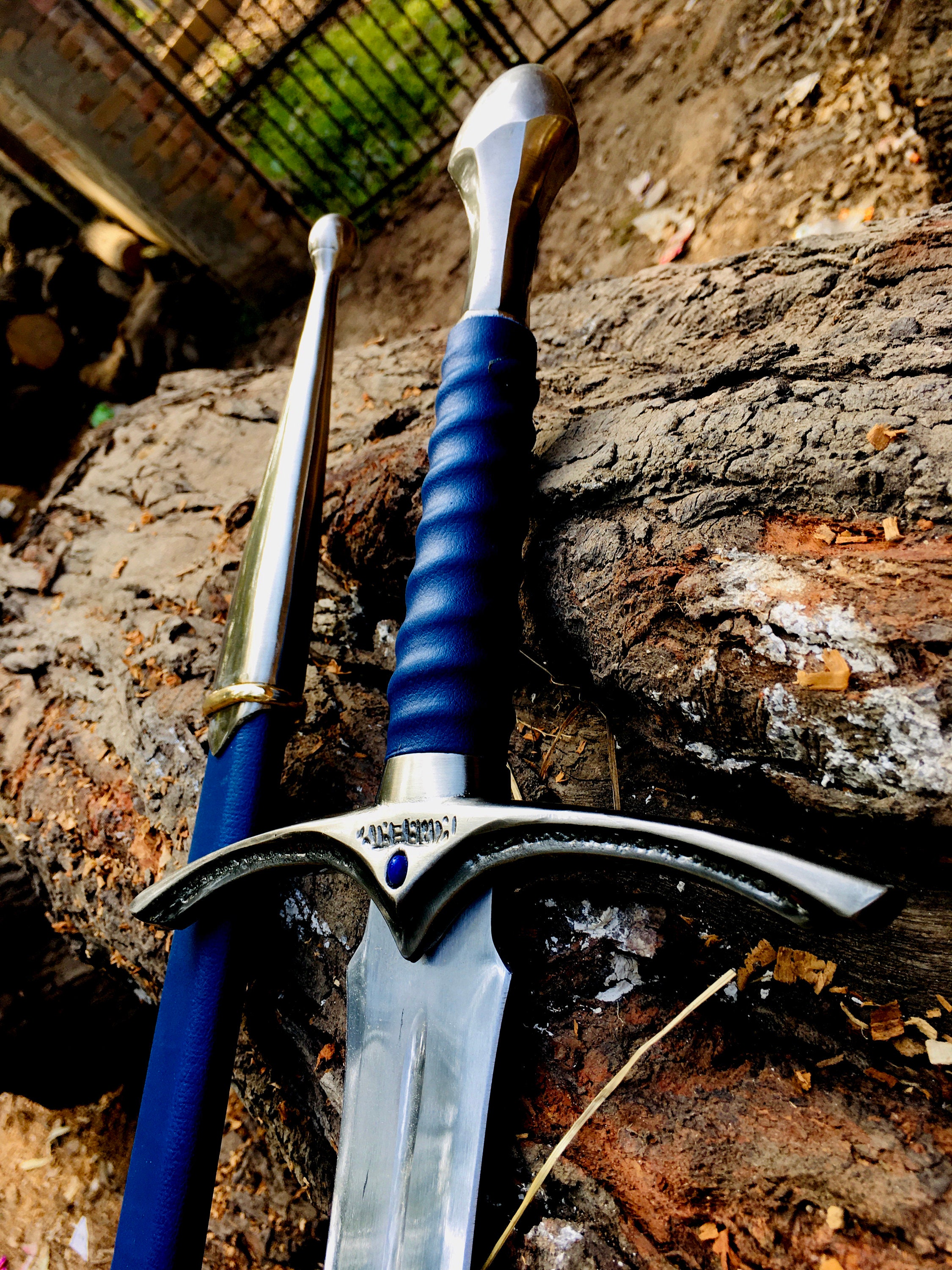 Monogram Sword, Custom Hand Forged Stainless Steel, Movie GLAMDRING ...