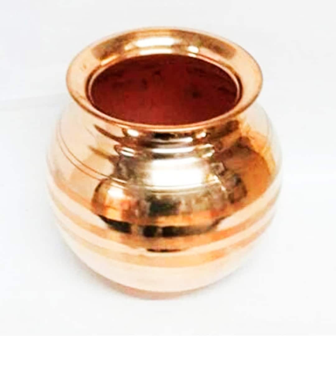 Indian Copper Water Pot Matki/dispenser Copper Vessel for - Etsy