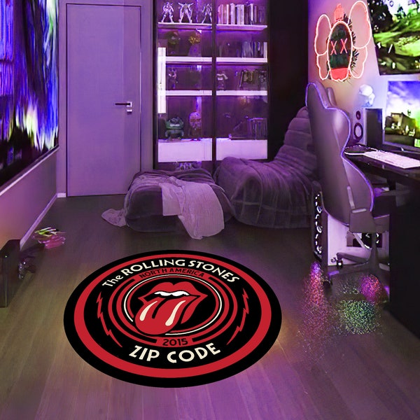 Round Logo Rug - Etsy