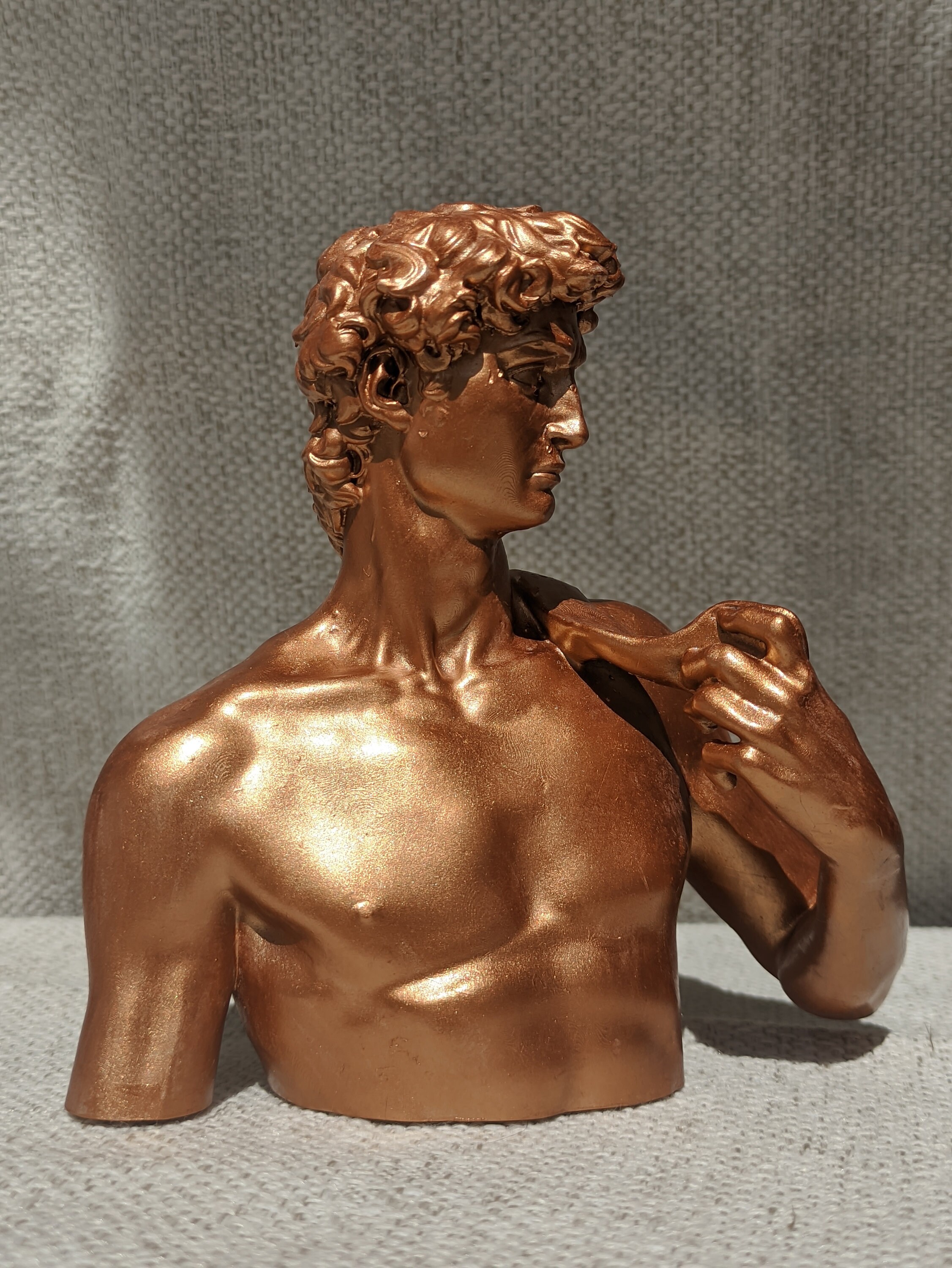 David by Michelangelo Bronze Coated Statue, David Sculpture Statue ...