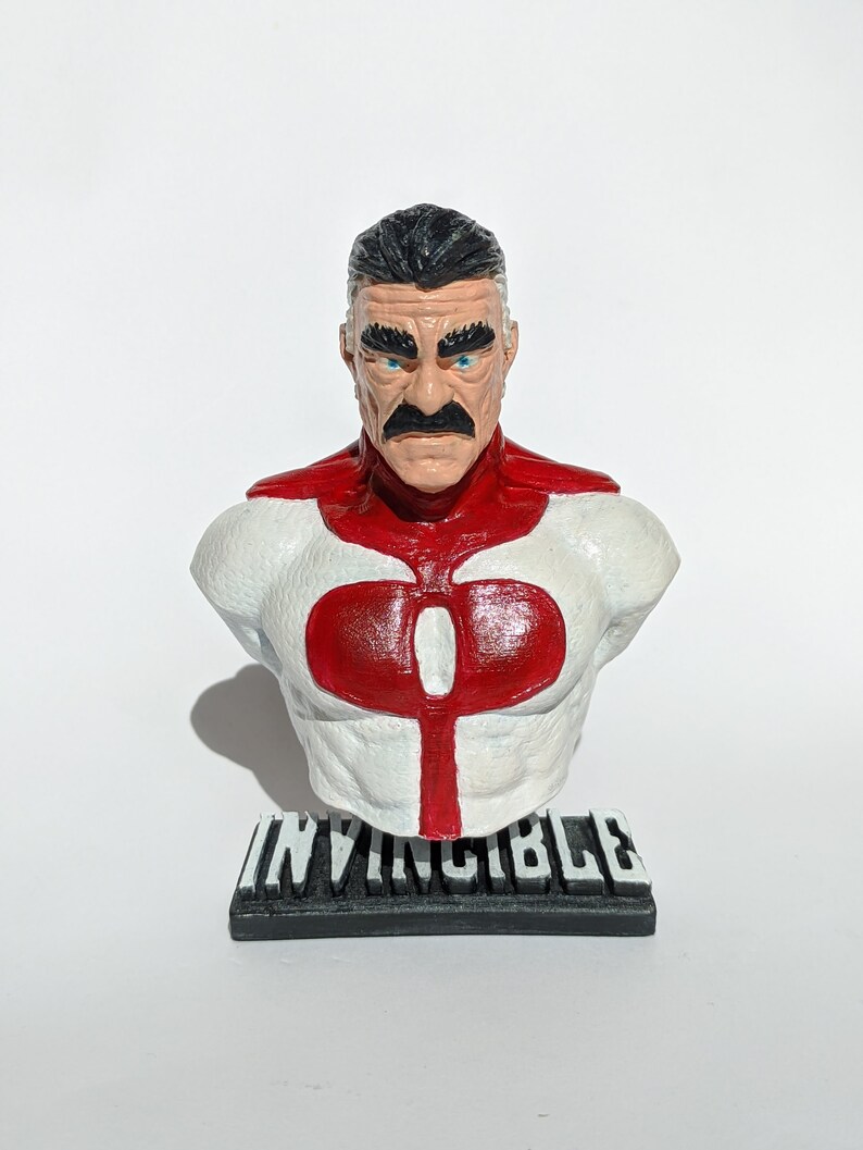 Omni Man Figurine Invincible Sculpture Super Hero Statue - Etsy