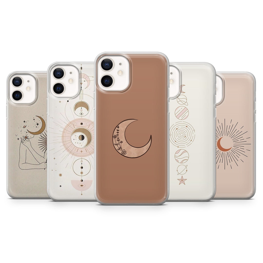 Esoteric Aesthetic Phone Case Moon Cover for iPhone 15 14 13 12 Pro 11 ...
