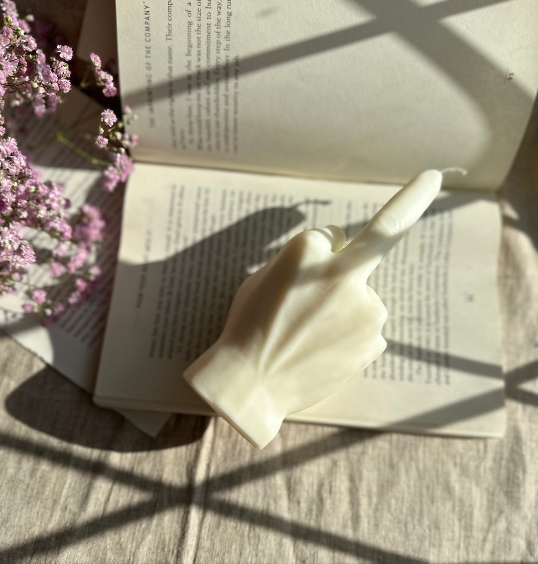 Middle Finger Candle, Fck You L Size Candle, Hand Candle, Novelty ...