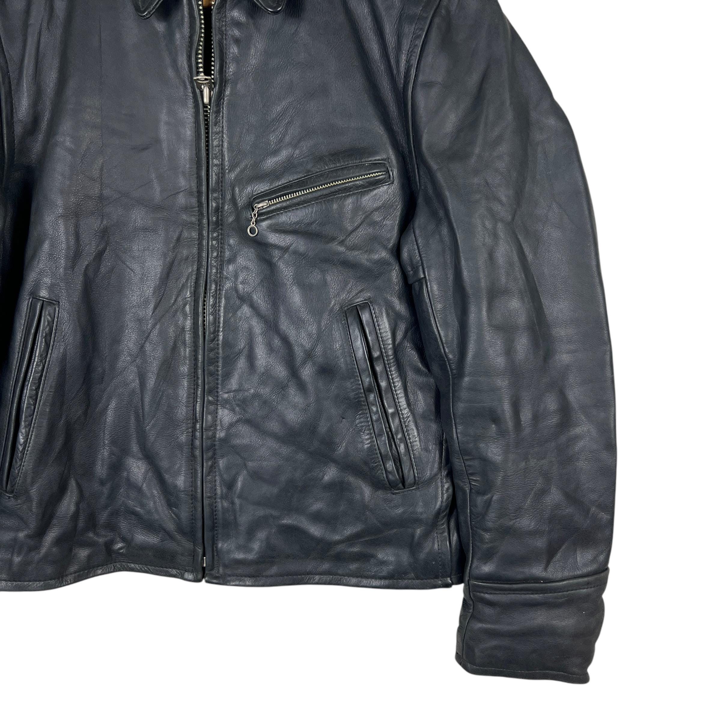 Rare Vintage RBC Legend Jacket Steerhide Real Leather Japanese Cafe ...