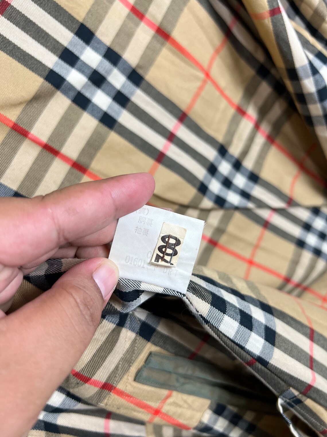 Vintage Burberry's Nova Check Lining Trench Coat - Etsy